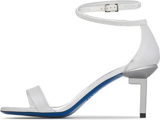 Loriblu Femme, Chaussures, Gris, Taille: 41 EU Sandale &agrave; bride de cheville orn&eacute;e de micro-cristaux