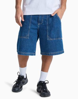 Quiksilver Mercury - Jeansshorts in Blau