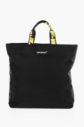 Off-white Nylon Tote Bag HARDCORE with logo handles Off-White