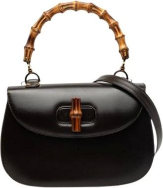 Gucci Pre-owned Bamboo Night - Femme - Pre-owned - Noir - Taille: ONE Size