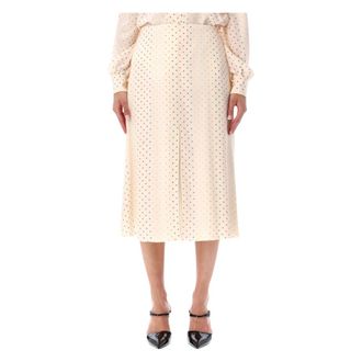 Valentino Garavani Longuette Rock - - Skirts - Damen - Wei&szlig; - XS