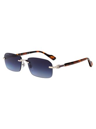 Gucci GG1221S Rimless Acetate Sunglasses - Silver