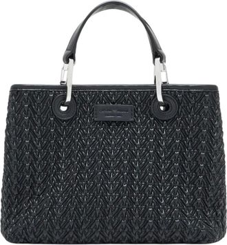 Emporio Armani Femme, Sacs, Noir, Taille: ONE Size Petit sac shopper MyEA &agrave; effet matelass&eacute;