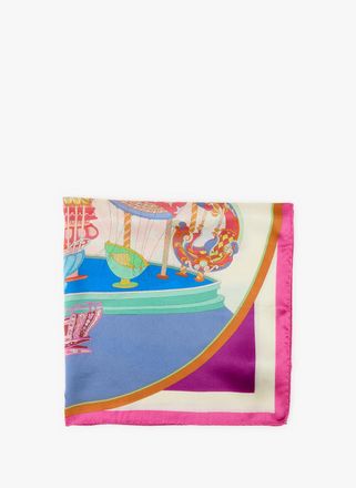 Au Printemps Paris Carr&eacute; de soie imprim&eacute;