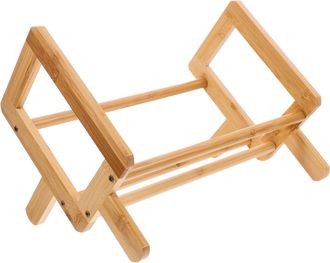 Pretyzoom Bambus-buchst&auml;nder Tragbarer Lesest&auml;nder F&uuml;r B&uuml;cher Und Noten Kompakt Und Langlebig F&uuml;r Schreibtisch Und K&uuml;che