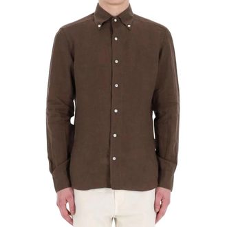 Barba Culto Hemd - - Shirts - Herren - Braun - XL