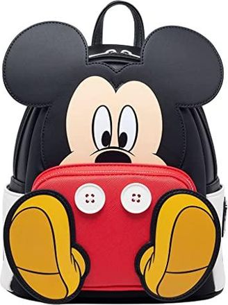 Loungefly Disney Mickey Mouse Mini sac &agrave; dos Cosplay, multicolore, One Size, Wdbk3030