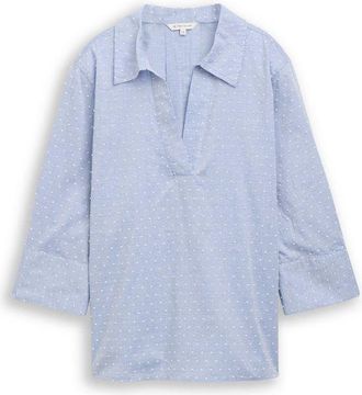 Tom Tailor Langarmbluse Blusen & Shirts Loose Fit Bluse mit Stickerei