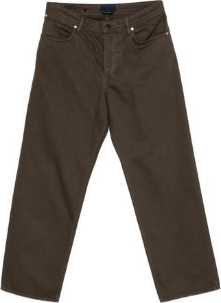 Stone Island Homme, Jeans, Brun, Taille: W32 Jean Droit Cinq Poches