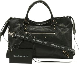 Balenciaga Sac &agrave; main vintage doccasion - Femme - Pre-owned - Noir - Taille: ONE Size
