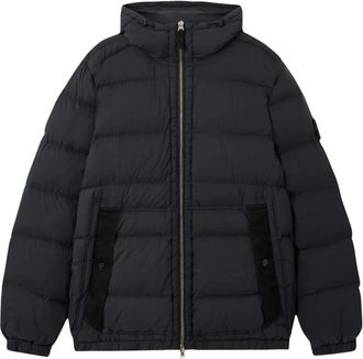 Stone Island Nahtlose Tunnel-Nylon-Daunenjacke - - Jackets - Herren - Schwarzk - XL