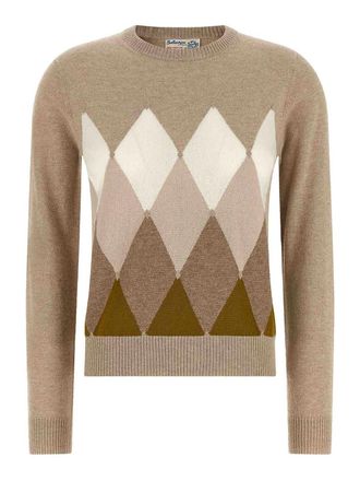Ballantyne Pull Col Rond - Beige