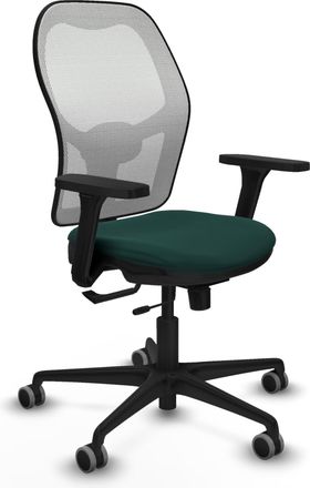 Piqueras y Crespo B&uuml;rostuhl mit 3D-Armlehnen, h&ouml;henverstellbare Lendenwirbelst&uuml;tze, ausgestattet mit Syncro/Traslack und injiziertem Schaum. Mit Rollen von 65 mm, Parke