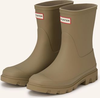 Hunter Gummi-Boots Downpour Short beige