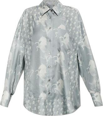 Stella McCartney Damen, Blusen & Hemden, Grau, XSGr&ouml;&szlig;e