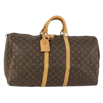 Louis Vuitton Sac Week-end Pre-owned en Toile - Femme - Pre-owned - Brun - Taille: ONE Size