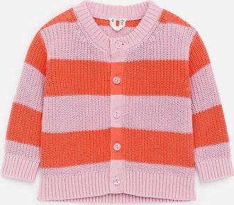 Arket Strickjacke Aus Baumwolle -Orange