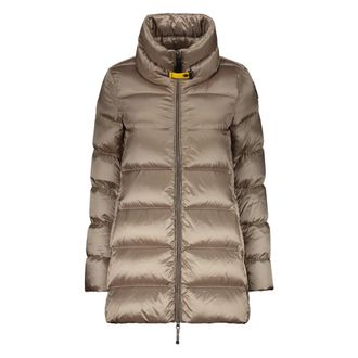 Parajumpers Daunenjacke mit Kontrastn&auml;hten und Logo - - Jackets - Damen - Gr&uuml;n - L