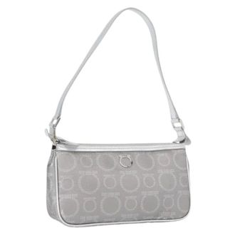 Ferragamo Sac bandouli&egrave;re en plastique Pre-owned - Femme - Pre-owned - Gris - Taille: ONE Size