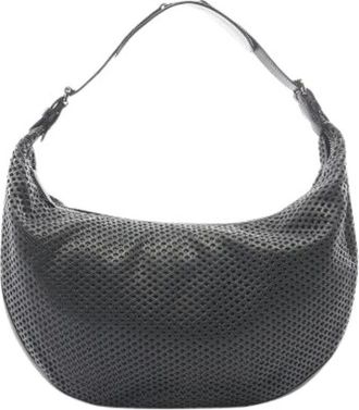Dior Sac bandouli&egrave;re en cuir ajour&eacute; Pre-owned - Femme - Pre-owned - Noir - Taille: ONE Size