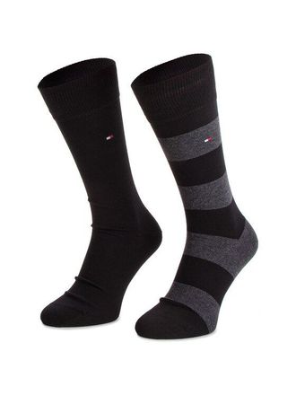 Tommy Hilfiger Lange Socken 342021001 Schwarz
