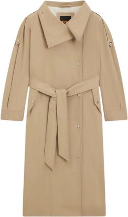 HUGO BOSS Femme, Manteaux, Beige, Taille: 44 FR C_Clarina Trench Coat