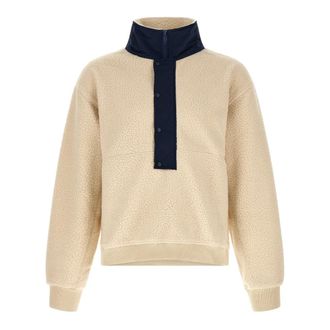 Entire studios System Half Zip Fleece - - Sport - Herren - Beige - XL