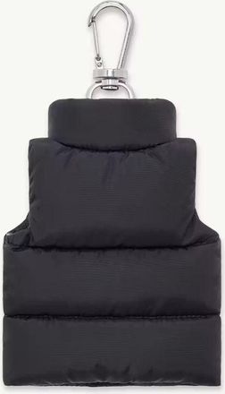 Moncler Quilted Nylon Key Case - Black