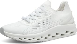 s.Oliver Damen Sneaker flach mit Chunky-Sohle Leicht, Weiß (White), 42 EU