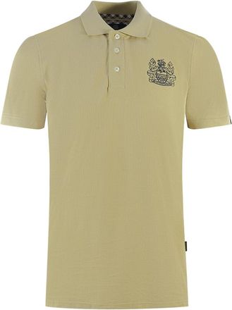 Aquascutum Branded Sleeve Beige Poloshirt