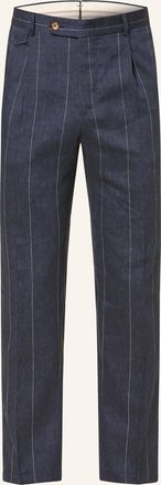 Windsor Windsor. Anzughose Silvi Slim Fit Mit Leinen blau