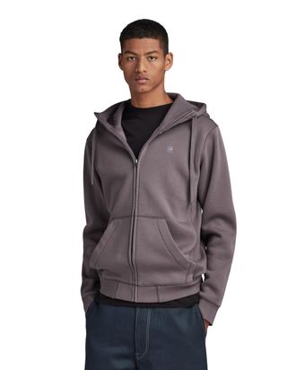 G-Star RAW Herren Premium Core Hooded Zip Thru Sweatshirt, Grau (Rabbit D16122-C235-G077), XS