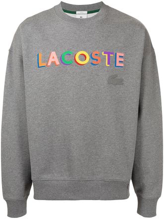 Lacoste sweat &agrave; logo - Gris