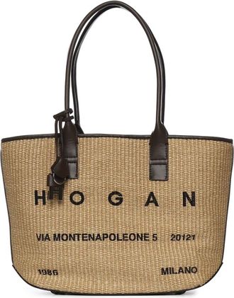 Hogan Femme, Sacs, Brun, Taille: ONE Size Address Tote