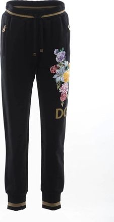 Dolce & Gabbana Femme, Pantalons, Noir, Taille: 36 FR Sport Trouser