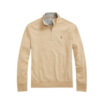Polo Ralph Lauren Soft Half-Zip Rollkragenpullover - - Knitwear - Herren - Beige - 2XL