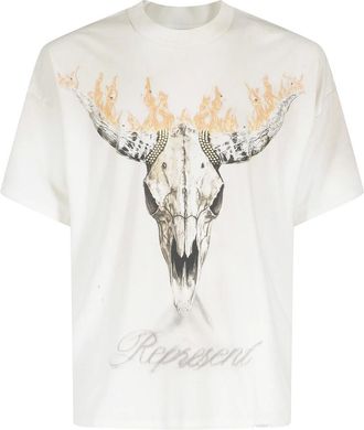 Represent Represent, Homme, Tops, Beige, Taille: L British Cowboys T-shirt