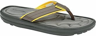 Dunlop Dunlop Tongs en EVA Max pour homme - Pour le sport, la plage, l&eacute;t&eacute;, les vacances, la piscine - Taille 39-46 - Marron - marron noir, 46 EU