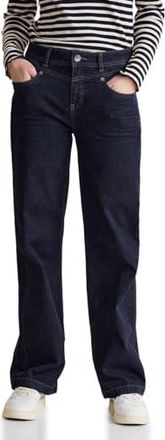 Street One A377121 Jean Culotte, Indigo Rinsed Wash, 29W / 28L Femme