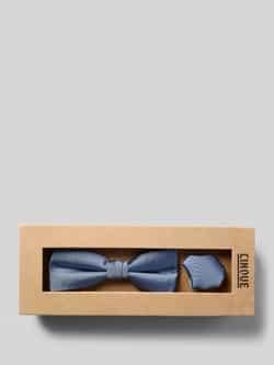 Cinque Fliege und Einstecktuch aus Seide Modell PIO