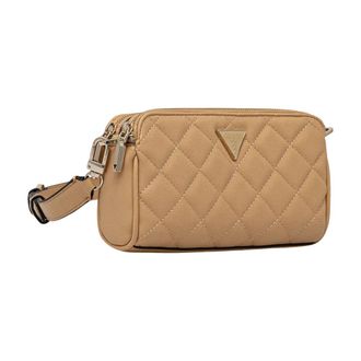 Guess Carly Mini Crossbody - - Bags - Damen - Beige - ONE SIZE