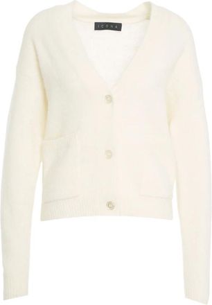 Kaos Kaos, Femme, Pulls, Beige, Taille: 38 FR Ri5Nt041 Cardigan