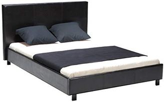 Weber Industries Lit Atlanta 140x190 + 1 sommier/Noir