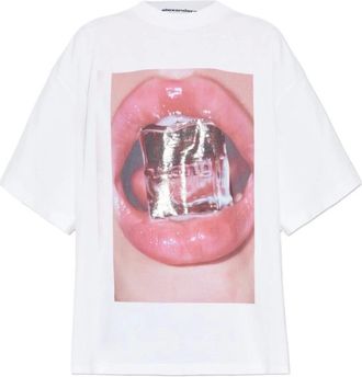 Alexander Wang Femme, Tops, Blanc, Taille: 36 FR Alexander Wang T-shirts et Polos