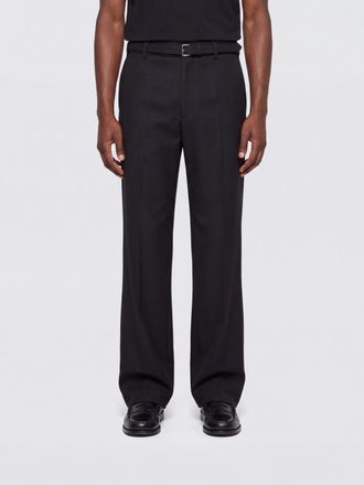 Dries Van Noten Pantalon large en laine avec ceinture r&eacute;glable