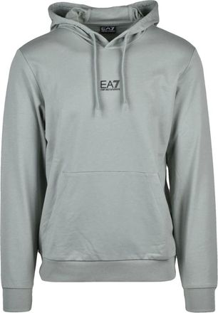 Emporio Armani Emporio Armani Ea7, Homme, Sweatshirts et sweats &agrave; capuche, Vert, Taille: M Felpa cappuccio