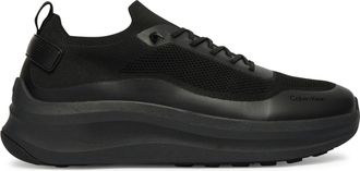 Calvin Klein Sneakers Calvin Klein Chunky Runner Lace Up Sock Knit YM0YM01457 Schwarz