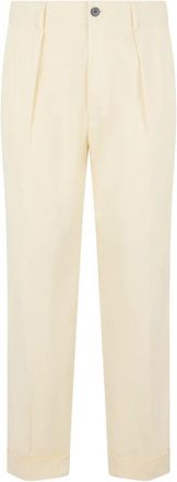 Slowear Slowear, Homme, Pantalons, Blanc, Taille: XL Pantalon Ajust&eacute; Classique en Coton