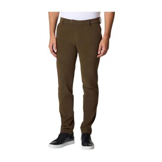 Brooks Brothers Slim Fit Sanded Stretch Cotton Chinos - - Trousers - Herren - Gr&uuml;n - W36