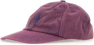 The Attico Femme, Accessoires, Violet, Taille: S/M Logo Cotton Baseball Cap